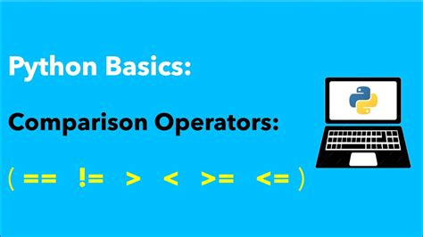 Python For Beginners Comparison Operators Youtube