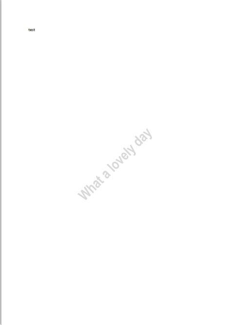 Watermark Location Is Different In Word And Pdf Document In Ms Interop C Stack Overflow