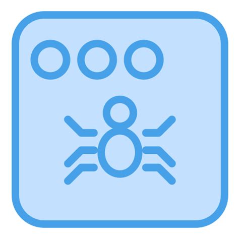 Malware Generic Blue Icon Malware Generic Blue Icon