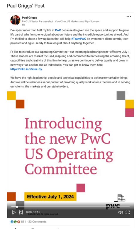 PwC Announces It S Aligning Its Organizational Structure And Using Fewer BS Words In Job