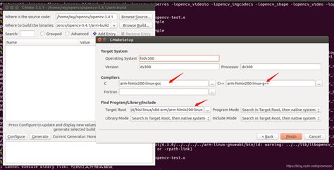 【linux】opencv交叉编译移植到linux Arm开发板，并做测试opencv 移植 Target Root Csdn博客