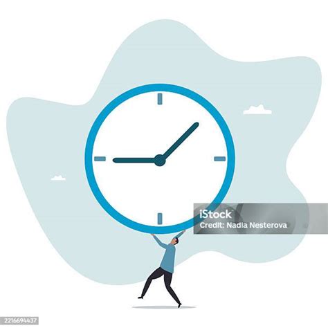 시간 관리 실패 가족 및 사랑하는 사람과 시간을 보낼 수 있는 자유 과로하거나 직장인 일상 업무 초과 근무디자인을 위한 캐릭터 개념에 대한 스톡 벡터 아트 및 기타 이미지