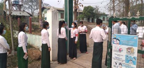 မယ်စဲ့မြို့နယ်တွင် ၂၀၂၂ ခုနှစ် တက္ကသိုလ်ဝင်စာမေးပွဲ ပထမနေ့ မြန်မာစာ ဘာသာ စတင်ဖြေဆို