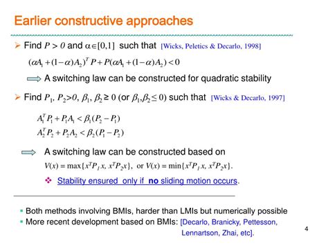 Ppt On Several Composite Quadratic Lyapunov Functions For Switched Systems Powerpoint