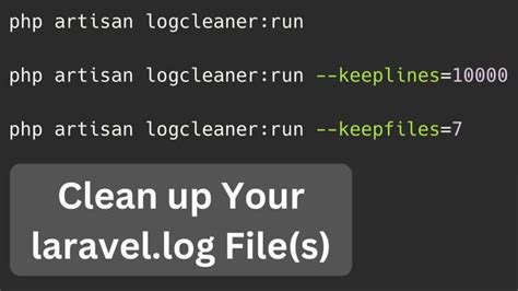 laravel log cleaner a simple package review r uncodelab