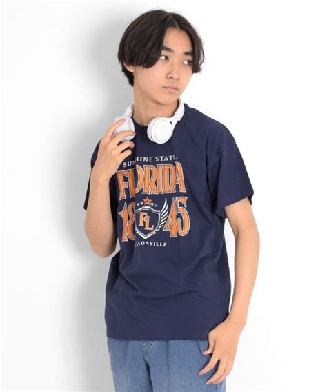 【セール】天竺・ドロップショルダーbigカレッジロゴ半袖tシャツ（tシャツカットソー）｜glazos（グラソス）のファッション通販