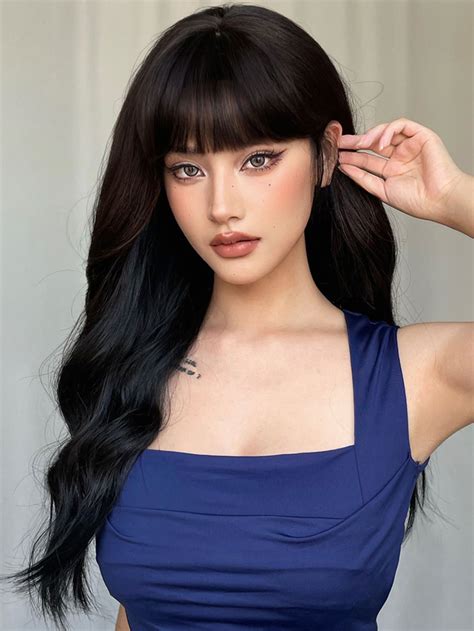 Peluca Sint Tica Largo Ondulado Con Tupe Hair Styles Glamour Beauty Wigs