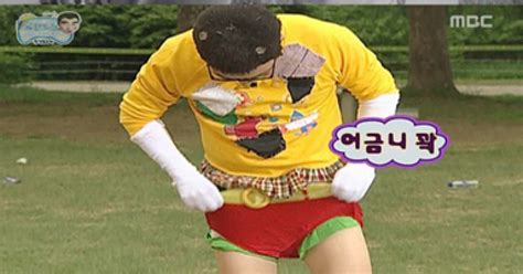 무한도전 박명수 굴욕 종합세트 노홍철 빨간 삼각팬티 입고 비굴의 극치