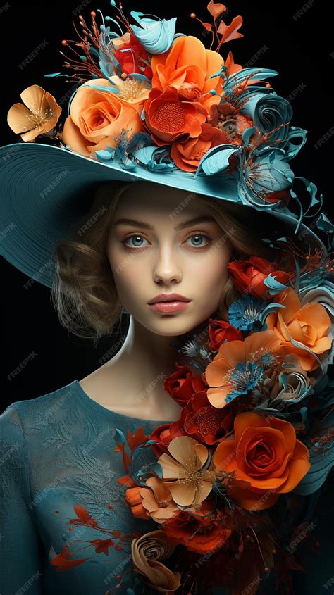 Feminine Beauty In Fibonacci Sequence Premium Ai Generated Image