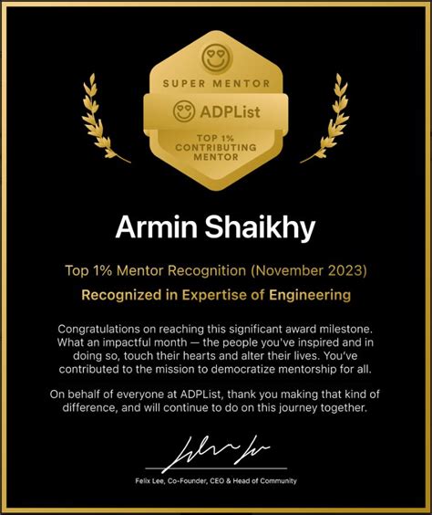 Adplist Bemore Engineeringmentorship Frontend Armin Shaikhy