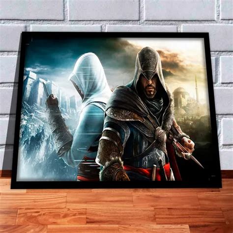 Quadro Decorativo Capa A4 Assassins Creed 04 Gamer Poster