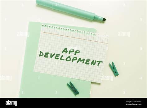 Sign Displaying App Development Business Idea Producing Computer Software With A Specialized