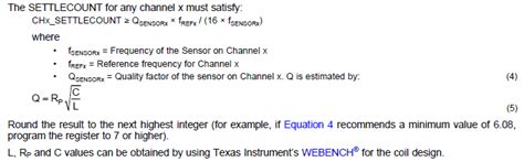 LDC Design Procedure Sensors Forum Sensors TI E E Support