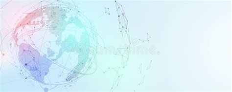 Neural Network And Artificial Intelligence Abstract Background Stock Vector Illustration Of