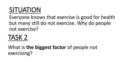 The Main Reason Why People Do Not Exercise Pdf
