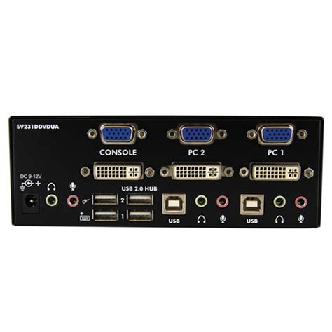 StarTech Com 2 Port DVI VGA Dual SV231DDVDUA PC Canada