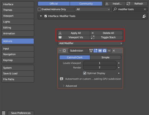 Disabled Modifiers Still Getting Applyed When Apply All Modeling