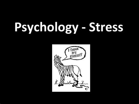 Psychology Stress Hpa Axis And Sam System Presentation In A Level And Ib Psychology