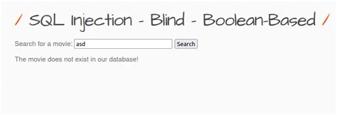 Bwapp Sql Injection Blind Boolean Based
