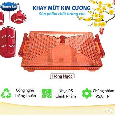 Mua Khay Mứt Tết Chữ Nhật Nhiều Ngăn Sang Trọng Nhựa Thắng Lợi Giá Rẻ Nhất Teckivn