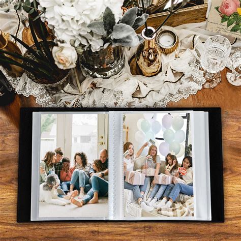 Small Photo Albums 4x6 50 Pictures 2 Packs Mini Capacity Linen Our Memories