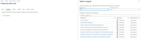 Metrics Are Not An Option When Creating An Azure Alert Rule Stack