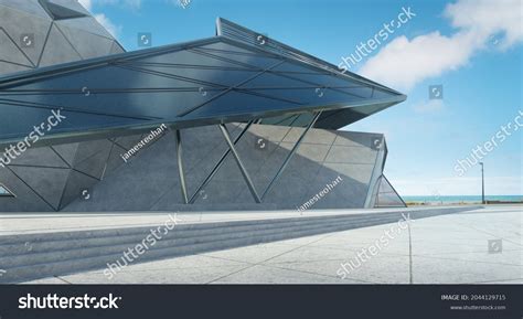 Contemporary Triangle Shape Design Modern Architecture Stock Illustration 2044129715 Shutterstock
