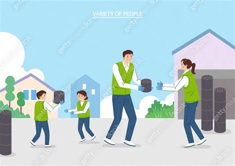 캐릭터 일러스트 직업 사람들 자원봉사자 역할 지역봉사활동 사회복지 연탄 배달 이미지 Jv11349321 일러스트 무료 일러스트 게티이미지뱅크