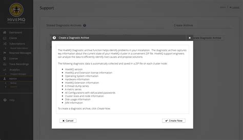 Hivemq Control Center V1 Diagnostic Archive Hivemq Documentation