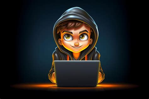 premium ai image portrait of successful programmer game developer or