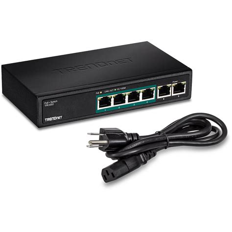6 Port Fast Ethernet Poe Desktop Switch Unmanaged Poe Switch