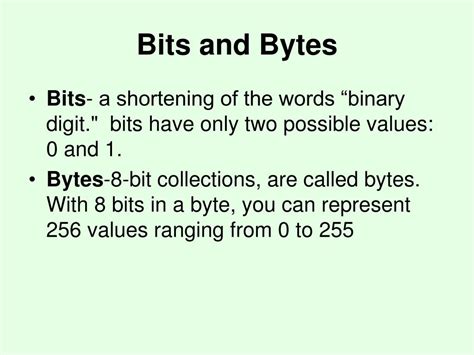 Ppt Bits And Bytes Powerpoint Presentation Free Download Id5201829