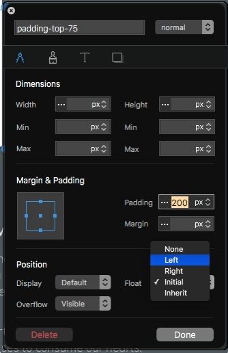 Padding Top Or Bottom Custom Classes I Need Help Blocs Forum