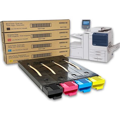 Genuine Toner For Fuji Xerox Color 550 560 570 C60 C70 Toner Cartridge With Original Xerox Color