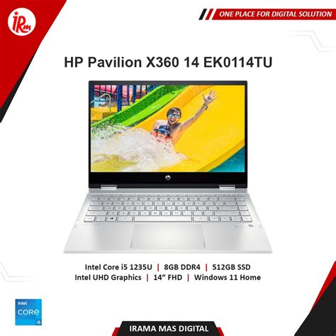 Jual Hp Pavilion X Ek Tu Intel Core I U Gb Gb Ssd Fhd W Shopee Indonesia