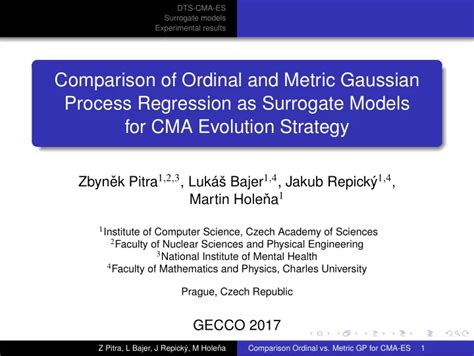 Ppt Comparison Of Ordinal And Metric Gaussian Process Regression As Powerpoint Presentation