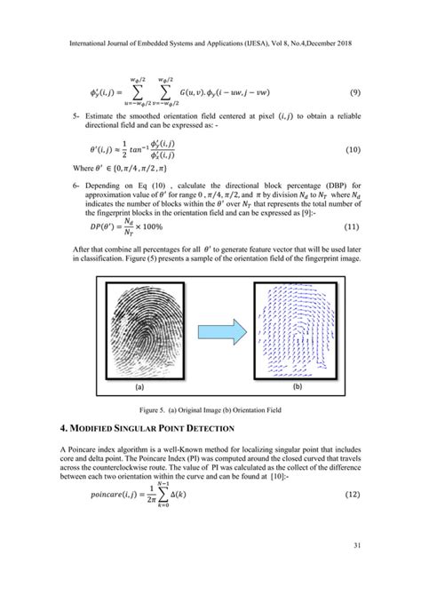 Fingerprint Classification Based On Orientation Field Pdf