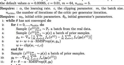 Wgan Pseudocode Album On Imgur