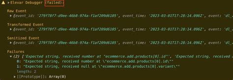 Part Validating Data Layer Events