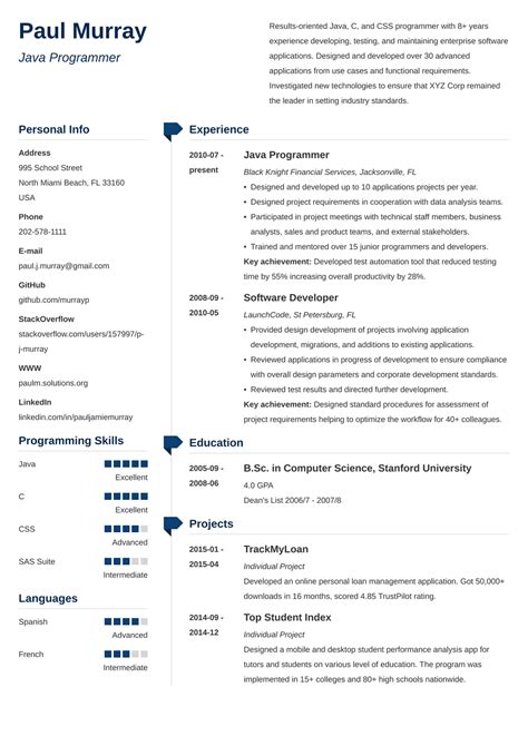 Programmer Resume Examples Templates For 2024 Artofit