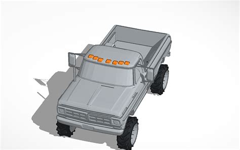 3d Design 1972 F 250 7 3 Idi Single Cab Version Tinkercad