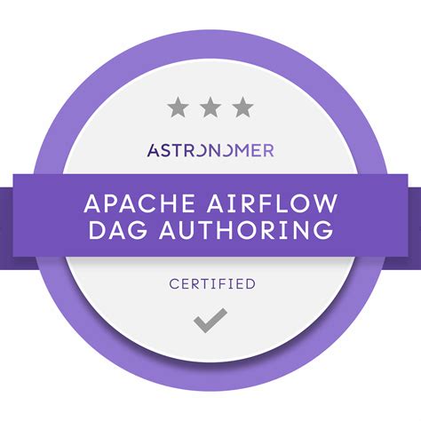 Astronomer Certification DAG Authoring For Apache Airflow Credly
