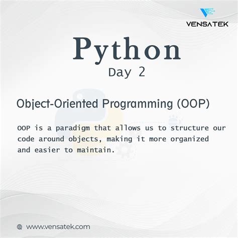Vensatek Programmingterms Oop Objectorientedprogramming