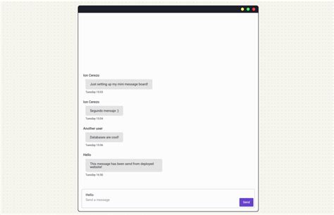 GitHub ioncerezo mini message board App de mensajería grupal full stack