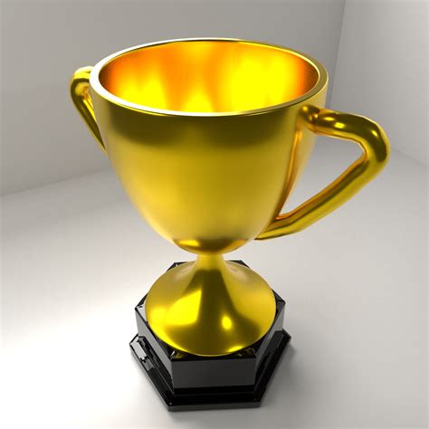 League Trophy 3d Models Blender Blend Download Free3d