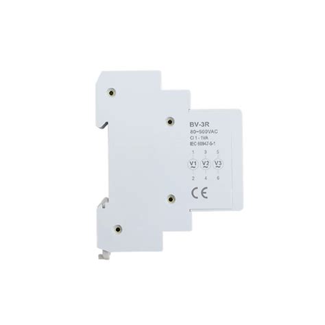 Din Rail Mount Three Phase Ac 80 500v Mini Modular Volt Meter