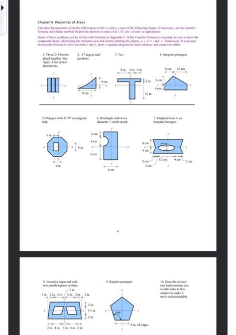 Calculate The Moments Of Inertia With Respect To The Chegg Com