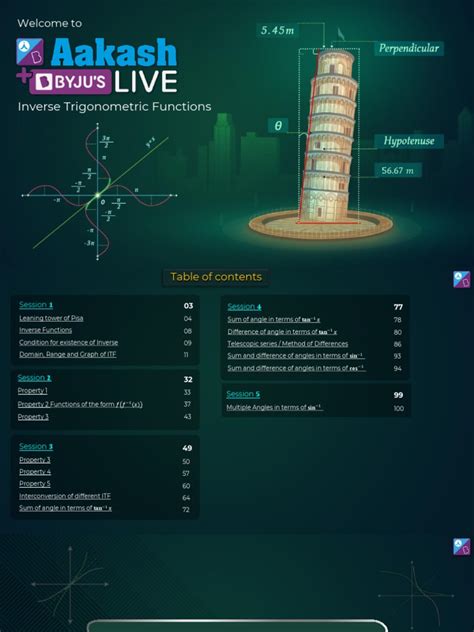 verse trigonometric functions download free pdf trigonometric functions function