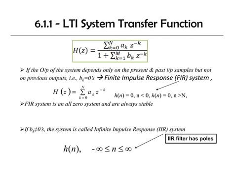 Dsp U Lec06 The Z Transform And Its Application Pdf