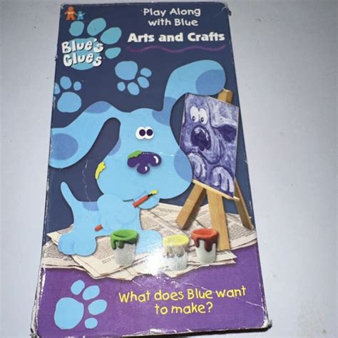 Blues Clues Arts And Crafts Vhs 1998 Nick Jr Nickelodeon Orange £1224 Picclick Uk